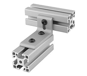 80/20 Inc., 40-4280, 40 Series, 3-Hole Slotted Inside Corner Bracket ...