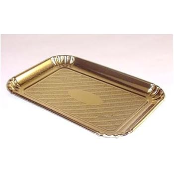 Amazon.com | ThresholdTM Metal Hammered Serving Tray - Gold: Serving Trays