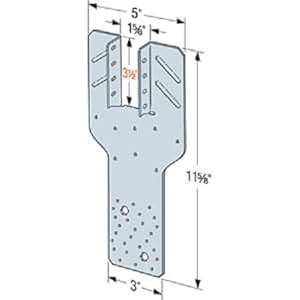 (25 Count) Simpson Strong-Tie H10S Hurricane Tie Stud, Brackets ...