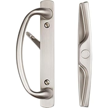 Sliding Glass Patio Door Handle Set, Hook Style, Surface Mount, 1" Low ...