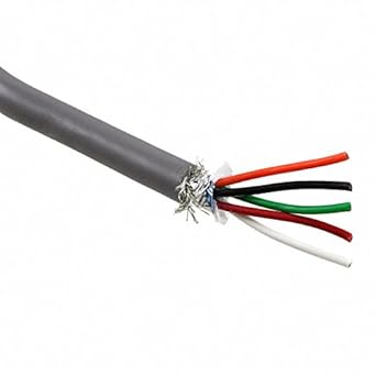 Multiconductor Shielded Cable, Xtra GuardÂ Flex Data, Slate, 5 ...
