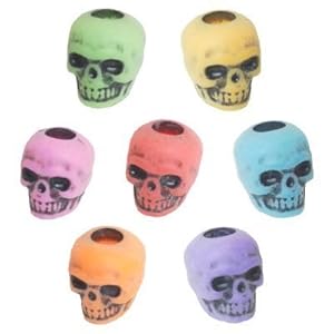 Amazon.com: Multi-Colored Skull Beads: Arts, Crafts & Sewing
