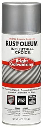 Rust-Oleum 244305 Bright 1600 System Galvanizing Compound Aerosol, 16 ...