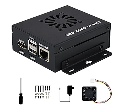 waveshare Mini-Computer Based on Raspberry Pi Compute Module 4 (NOT Included), CM4-IO-BASE-B ...