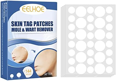 Skin Tag Patch, Irovami 144Pcs Skin Tag Patches Mole Wart Remover ...