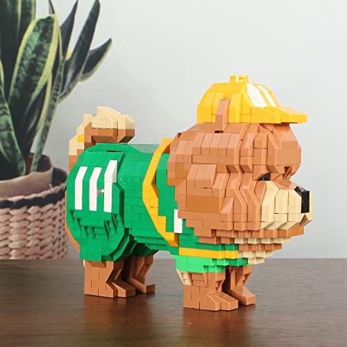 RiceBlock Cute Chow Chow Dog Building Sets, Pet Building Toys for Boys ...