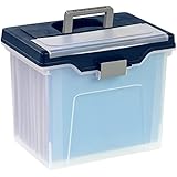 Amazon.com : Office Depot Large Mobile File Box, Letter Size, 11 5/8in ...