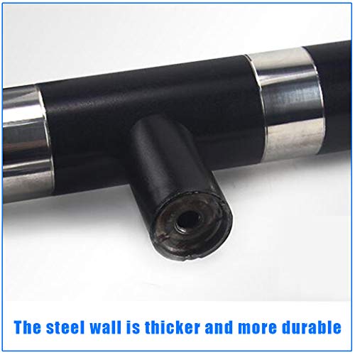 Buy LHL-DD Door Handle, Black Barn Door Handle Stainless Steel Sliding ...