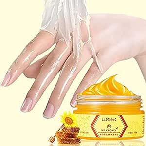 Amazon.com: Lamilee Hand Mask Milk Honey Peel Off Hand Wax Moisturizing ...