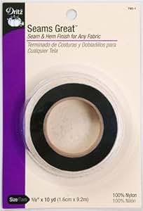 Amazon.com: Dritz Seams Great - Black - 5/8 Inch by 10 Yards