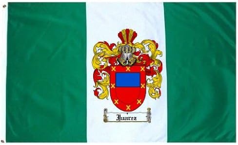 Amazon.com: Juarez Family Crest / Coat of Arms Flag. Large 3 ft. x 5 ft ...
