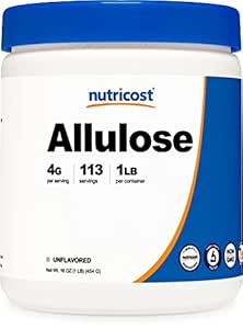 Amazon.com : Nutricost Allulose Sweetener (1 LB) - KETO Sugar, 0 ...