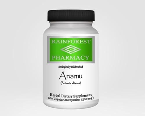 Anamu Capsules 500 mg Guinea Hen Weed (Petiveria alliacea ...