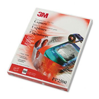3M Transparency Film for Laser Copiers TRANSFLM,NO STRIP,CR - Want It All