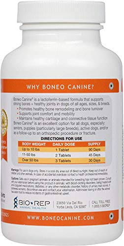 Boneo Canine Maintenance Formula- Patented Bone and Joint Supplement ...