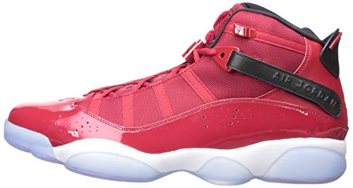 Tenis Air Jordan Original Rojo Con Suela Blanca, Y Detalles