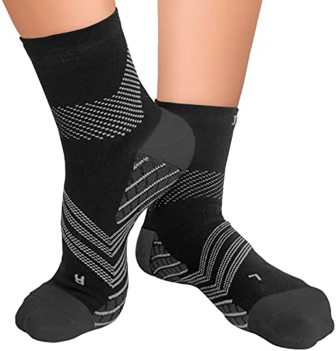 TechWare Pro Compression Socks - Therapy Grade Plantar Fasciitis Sock with Targeted Cushion ...