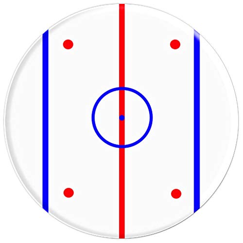 Hockey Rink Center Ice Face Off Circle Blue Line Red Line - PopSockets ...