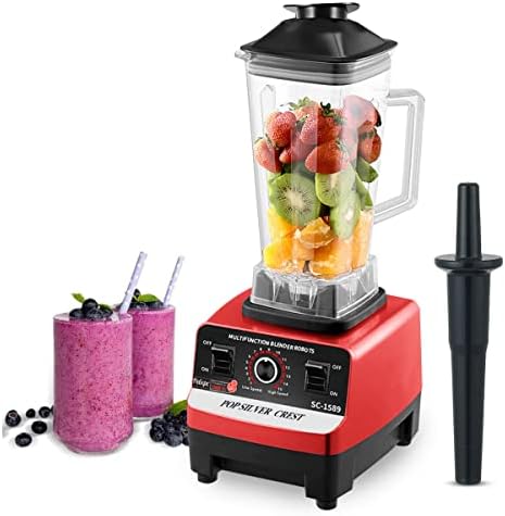 ALMEKAQUZ Heavy Duty Professional Blender, Peak 5000W Commercial Grade ...