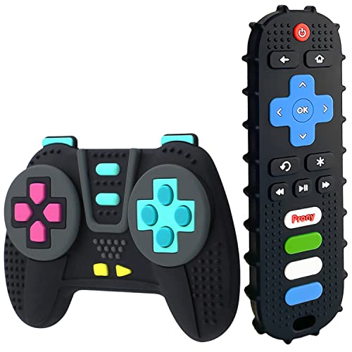 PRONY Silicone Remote Control and Game Controller Teething Toys for ...
