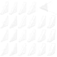 Amazon.com : BENECREAT 60Pcs 6 Sizes Triangle Protector Translucent ...