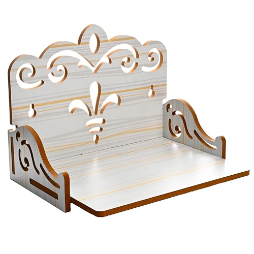 Wooden Wall Mounted Hanging Table top Temple Pooja Mandir God Stand ...