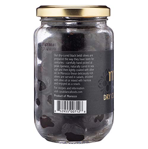 Mina Dry Cured Black Beldi Olives, Premium Handpicked and Naturally ...