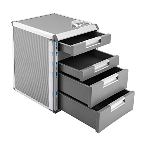 Fichiouy 5/7 Layers Desktop Drawer Organizer Compartments with Labels ...