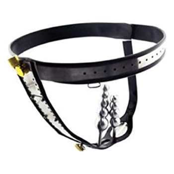Amazon.com: Popular Stainless steel chastity belt women with T type ...