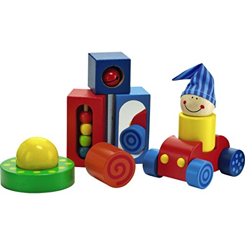 HABA Play Shapes 8 Piece First Building Block Set For Ages 12 Months ...
