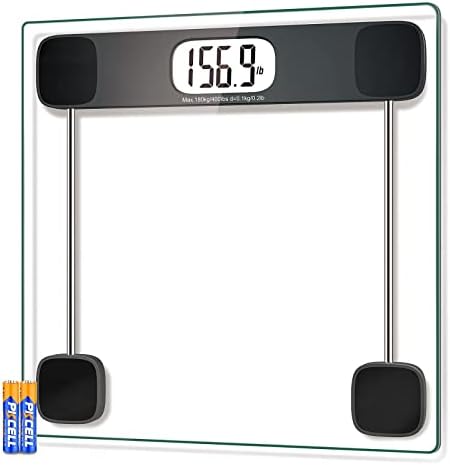 Excefore Digital Bathroom Scale for Body Weight, Accurate Weighing ...