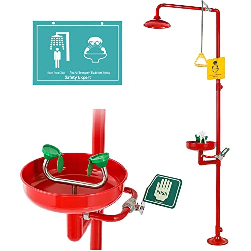 Huanyu Emergency Shower Eye Wash Station Combination Shower System ...