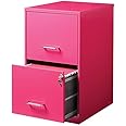 Amazon.com : Scranton & Co 2 Drawer File Cabinet in Pink : Office Products