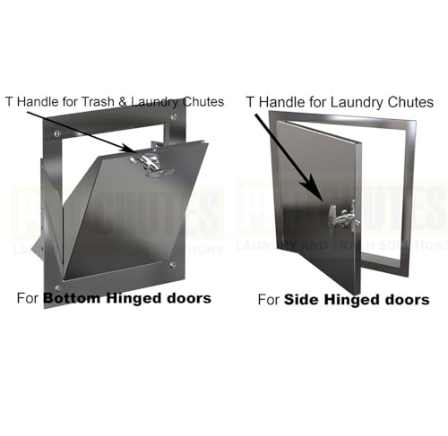 Mua Trash Chute T Handles and Laundry Chute Door Latch kit with V ...