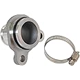 Amazon.com: Bomunik Water Hose Aluminum Fitting with Clamp Thermostat ...