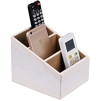 Amazon.com: MyGift Rustic Wood Remote Control Caddy, 3 Slot Office ...