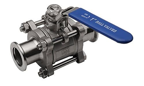 High Vacuum Quick Ball Valve KF-25 Stainless Steel Clamp With Lock ...