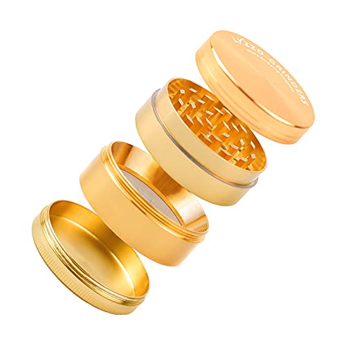 LYZZO 4 Piece 2" Spice Herb Grinder (Golden) | Pricepulse