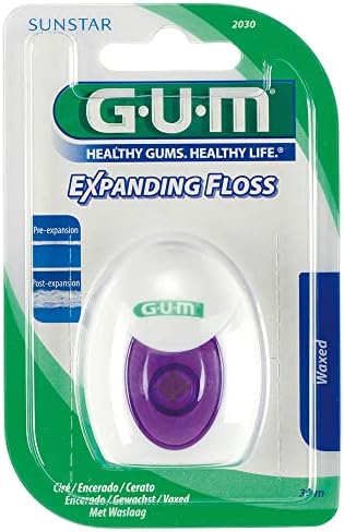 Gum Expanding Dental Floss - Thin & Easy to Insert in Tight Contacts ...