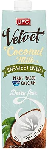 UFC Velvet Coconut Milk – Unsweetend | 99% Coconut, Plant Based Calcium ...
