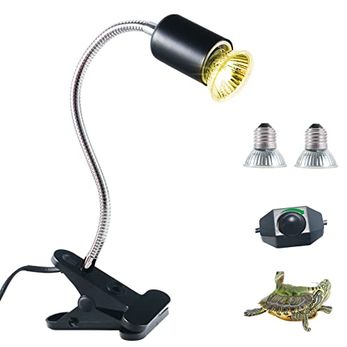 Reptile Heat Lamp, Basking Spot Lamp, UVA + UVB Full Spectrum Sun Lamp ...