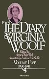 THE DIARY OF VIRGINIA WOOLF (5 Volume Set): Anne Olivier Bell, Virginia ...