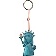 Lady Liberty Leather Bag Charm, Unique Key Chain, Handmade Keychain ...