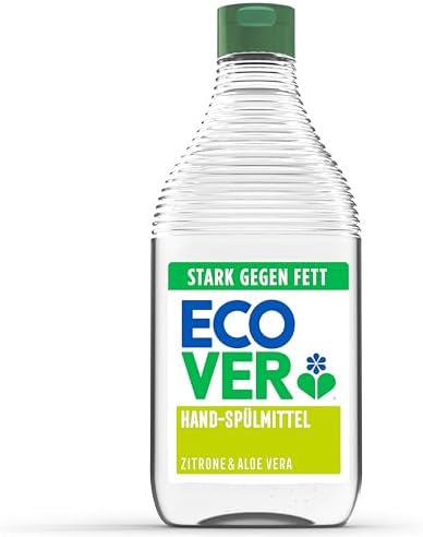سعر Ecover 1 x 450ml Washing Up Liquid Grease & Dirt Fresh Lemon & Aloe Vera Scent Hand Wash فى ...