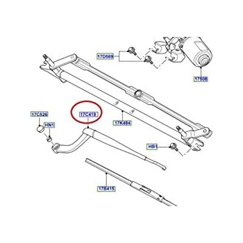 Amazon.com: Genuine LAND ROVER WIPER ARM FRONT LR3 LR4 RANGE ROVER ...