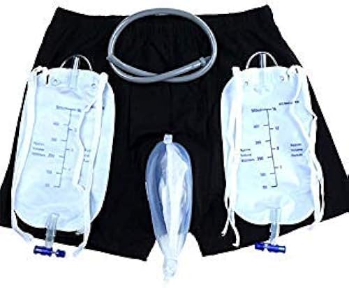LXHL Incontinence Pants for Men with Collection Urine Bag Portable Leak ...
