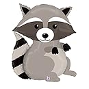 Amazon.com: Raccoon Mylar Supershape Balloon: Toys & Games