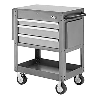 Amazon.com: MBI MTC27-3SSV 3-Drawer Mobile Tool Cart: Industrial ...
