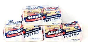 Magic Flakes Premium Crackers Original 10.86oz (308g), 3 Pack: Amazon ...
