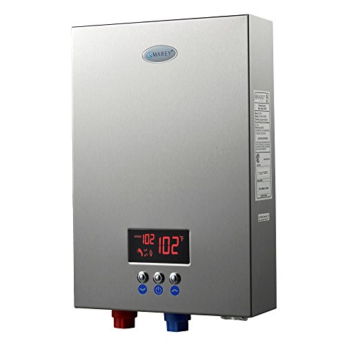 Marey ECO180 18kW 4.4 gpm 220V Self-Modulating Multiple Points of Use Tankless Electric Water ...